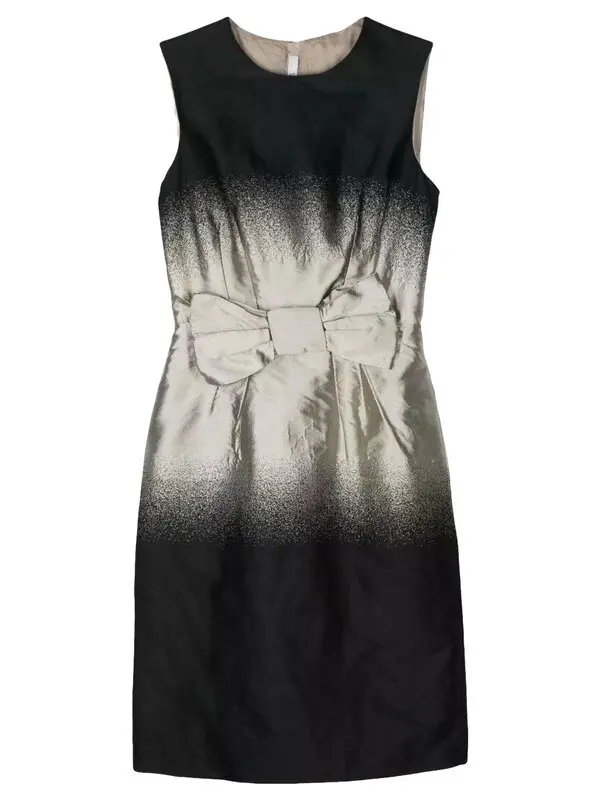 Prada 2010s Bow-detail Dress - Black