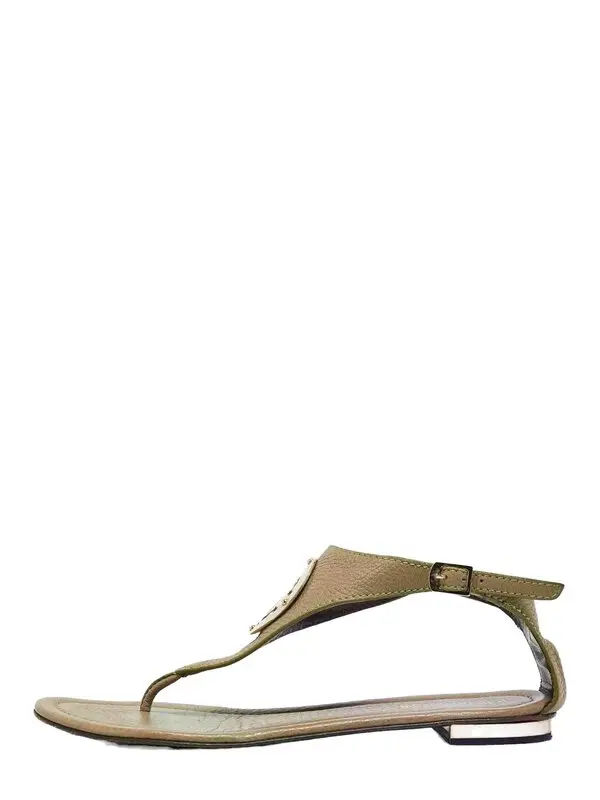 Roberto Cavalli Leather Sandals - Green
