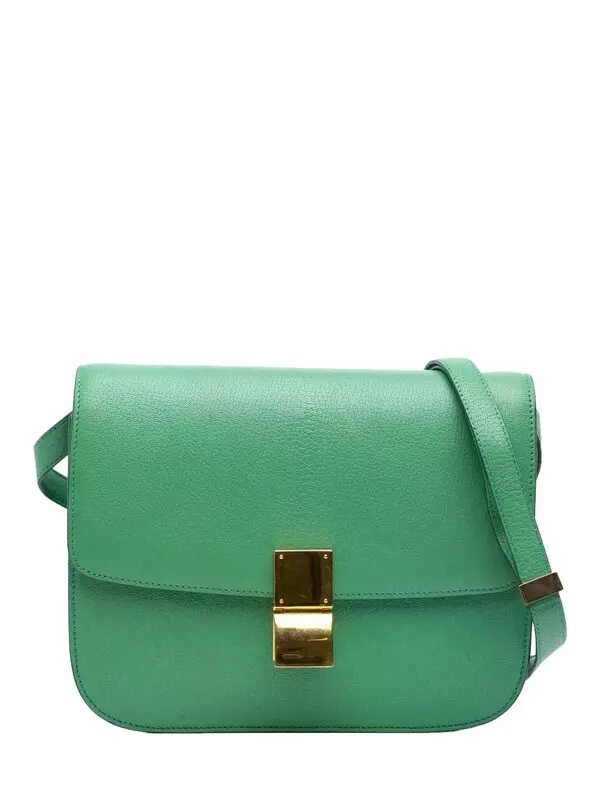Celine Medium Classic Box Bag - Green