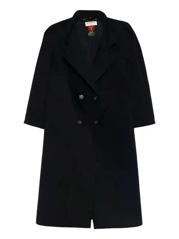 A.N.G.E.L.O. VINTAGE CULT 1980s Double-breasted Coat - Blue
