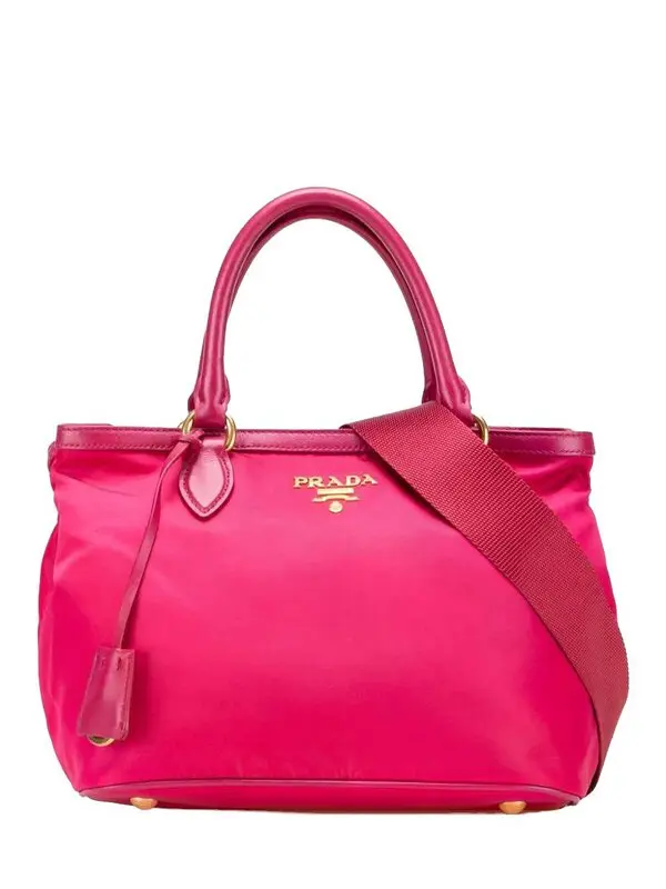 Prada Tessuto Satchel - Pink