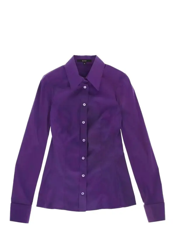 Gucci 2000s Long-sleeve Shirt - Purple
