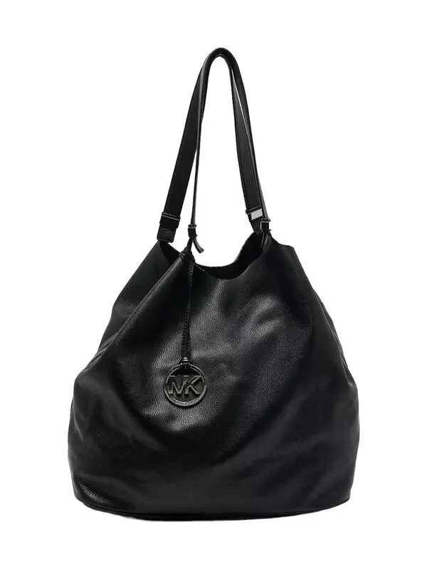 Michael Kors Vintage Colgate Leather Bag - Black