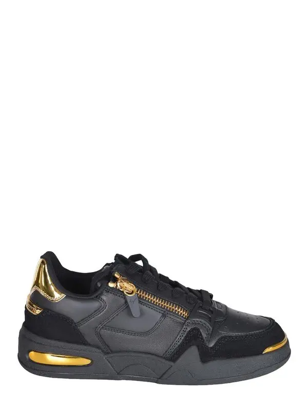 GIUSEPPE ZANOTTI Gz-ghost Leather Sneakers - Black
