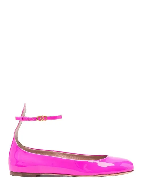 Valentino Garavani Tan-go Ballerina Flats - Pink