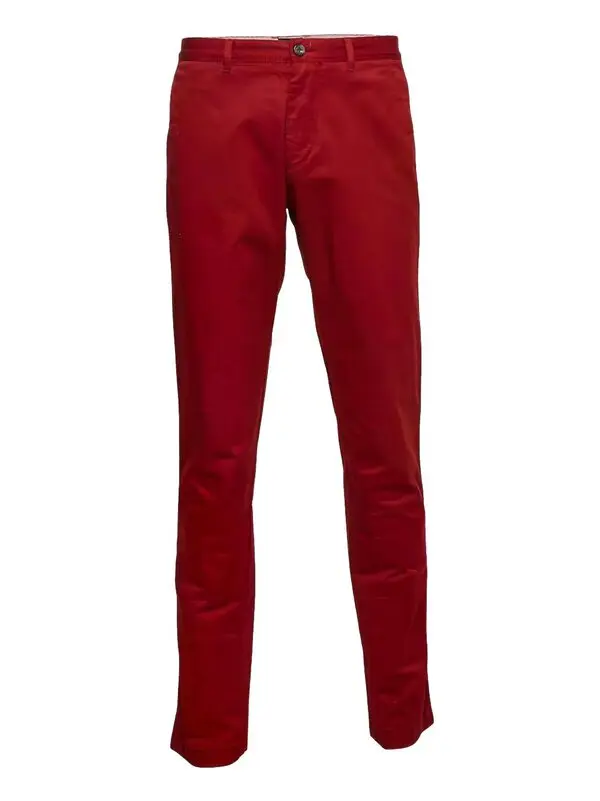 BOSS Cotton Trousers - Red