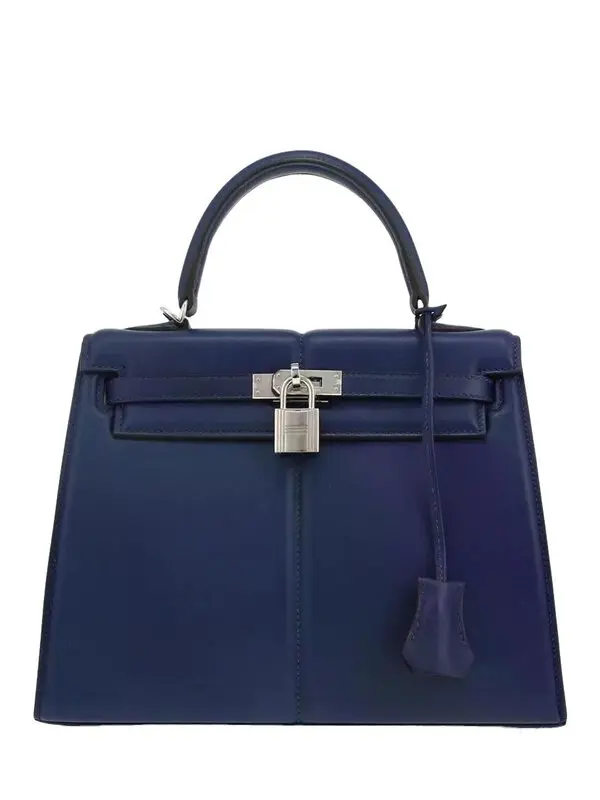Hermès 2021 Kelly 25 Two-way Handbag - Blue