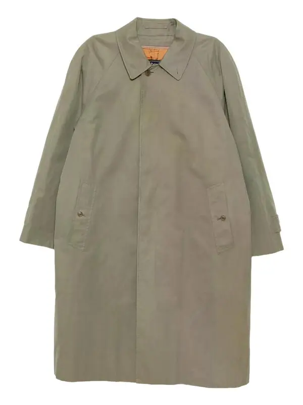 Burberry 1990-2000s Trench Coat - Green