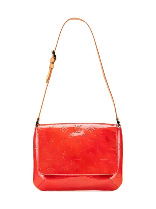 LOUIS VUITTON Monogram Vernis Thompson Street Shoulder Bag - Red