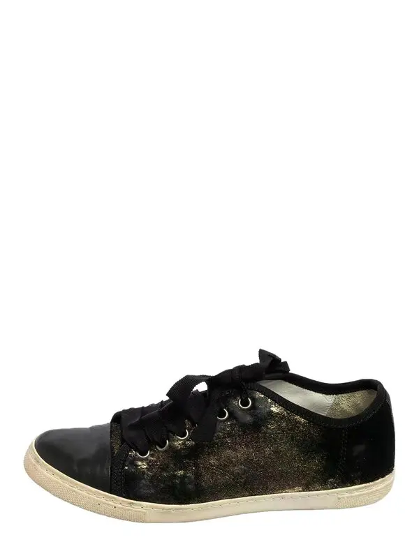 LANVIN Leather Sneakers - Black