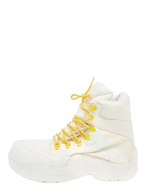 Bottega Veneta Puddle Bomber Boots - White