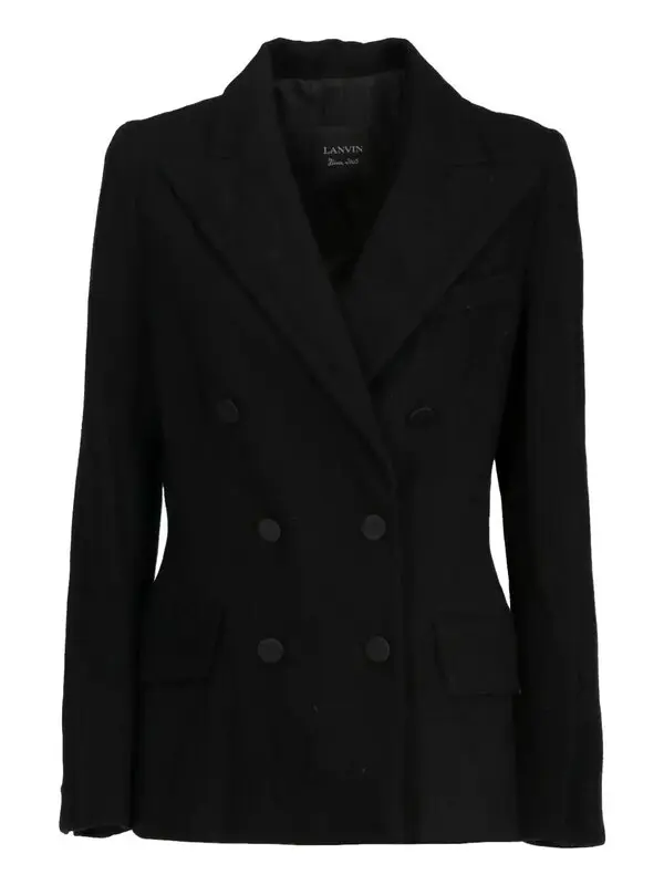 LANVIN 2005 Double-breasted Blazer - Black