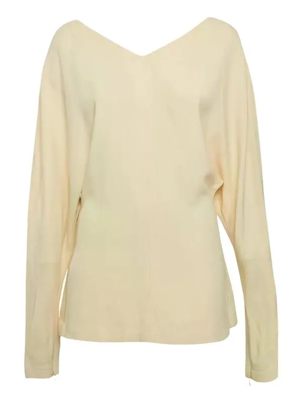 Stella McCartney V-neck Long-sleeved Top - Neutrals