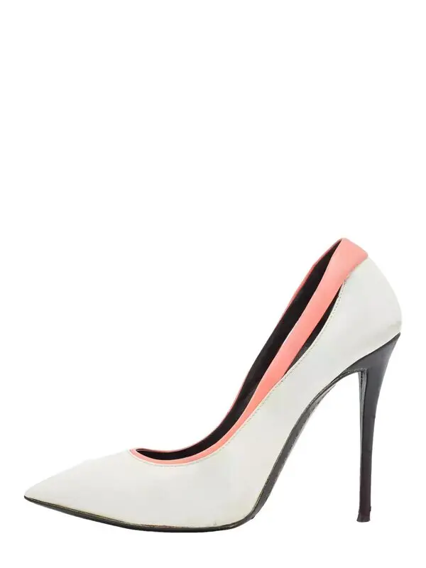 GIUSEPPE ZANOTTI 110mm Pointed-toe Stiletto Pumps - White