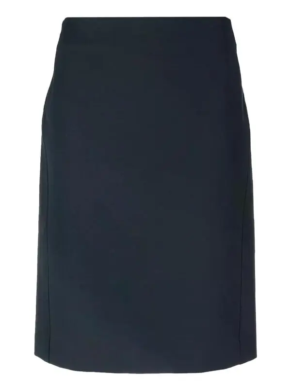 Giorgio Armani 2000s High-waisted A-line Skirt - Blue