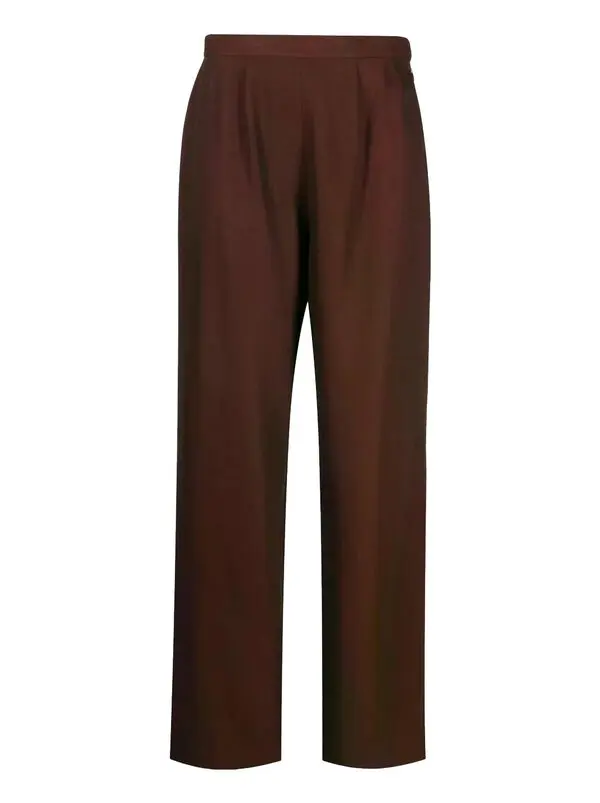 Jean Paul Gaultier 1990s High-rise Wool Trousers - Red
