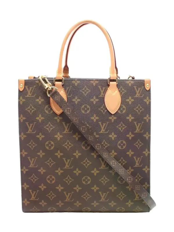 LOUIS VUITTON 2010 Sac Plat Pm Handbag - Brown