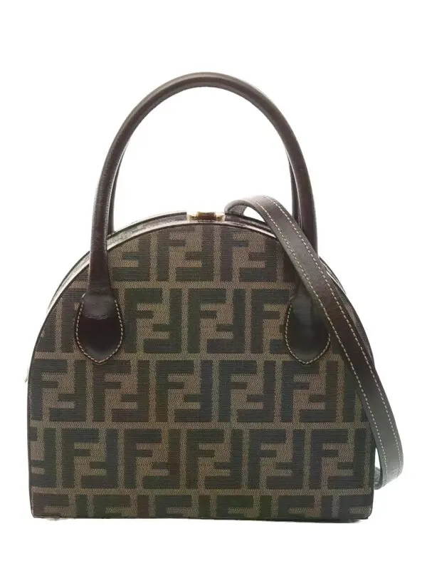 Fendi 2000s Zucca Tote Bag - Brown