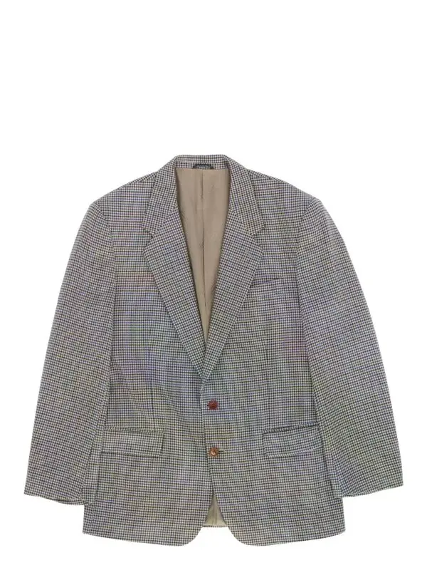 Missoni 1980s Houndstooth Blazer - Neutrals