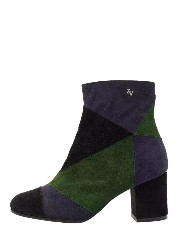 Zadig&Voltaire 70mm Patchwork Boots - Green