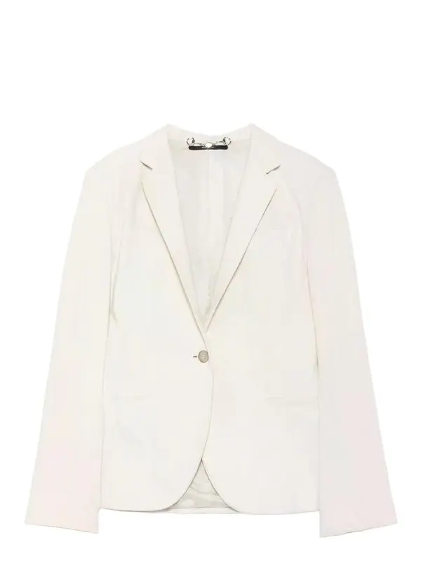 Gucci 2000s Lace-up Satin Blazer - Neutrals