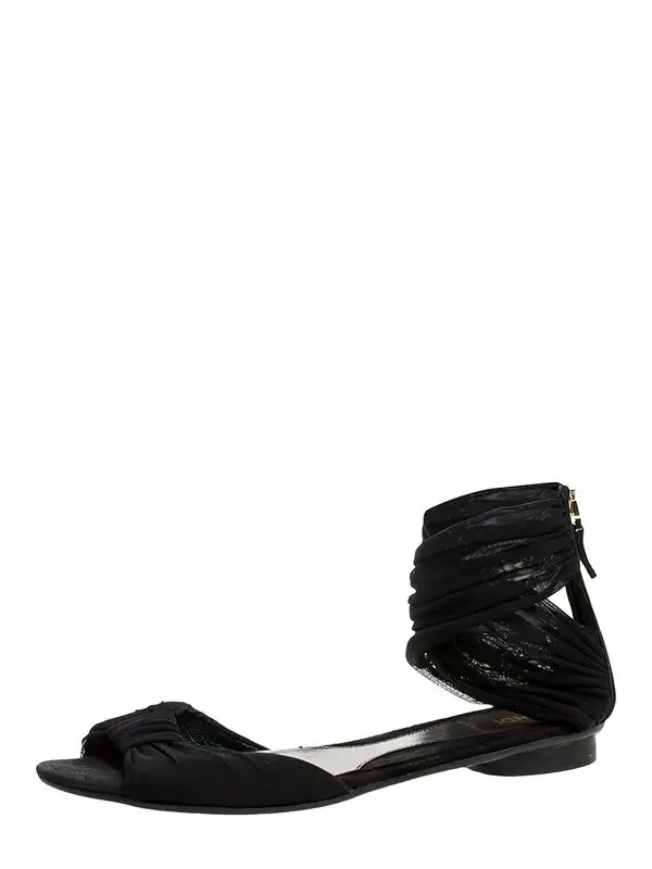 Fendi Mesh Sandals - Black