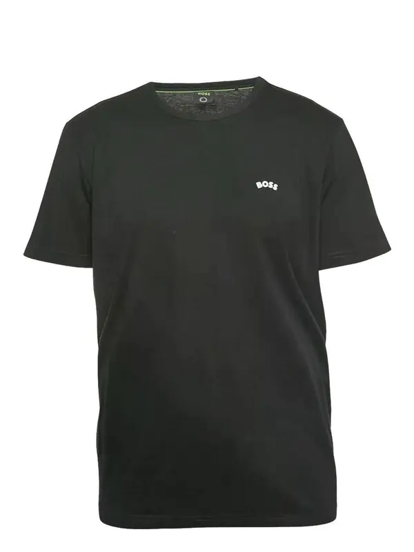 BOSS Pre-owned Logo-embroidered T-shirt - Black