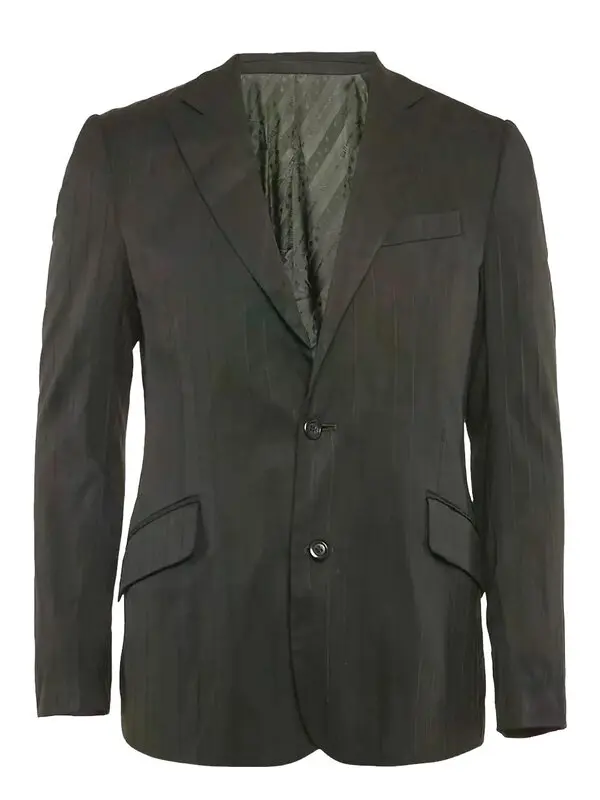 Dolce & Gabbana Pinstripe Blazer - Black