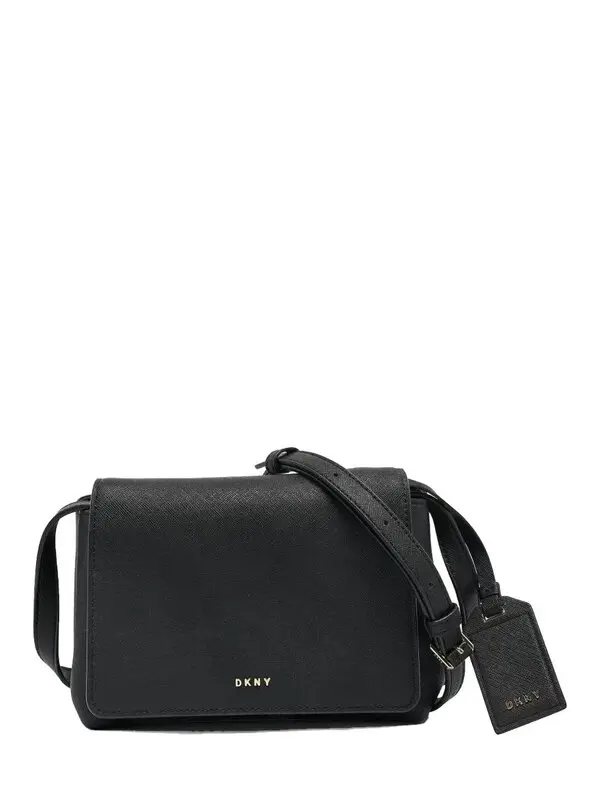 Dkny Leather Crossbody Bag - Black