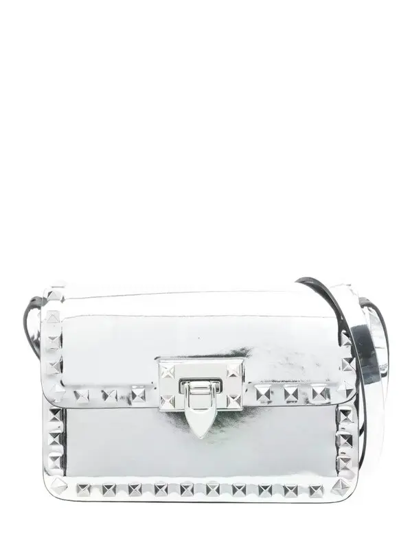 Valentino Garavani Rockstud Shoulder Bag - Silver