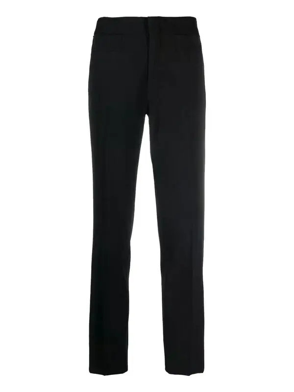 Gucci 2000s Straight-cut Tailored Trousers - Black