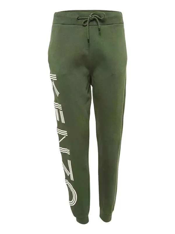 Kenzo Logo-printed Track Pants - Green