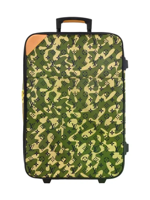 LOUIS VUITTON X Takashi Murakami 2008 Pegase 60 Suitcase - Green