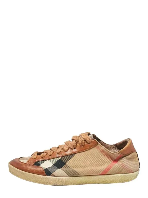 Burberry Nova Check Sneakers - Neutrals