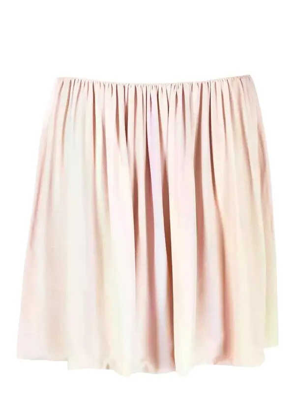 Dior 2010s High-waist Gathered Skirt - Pink