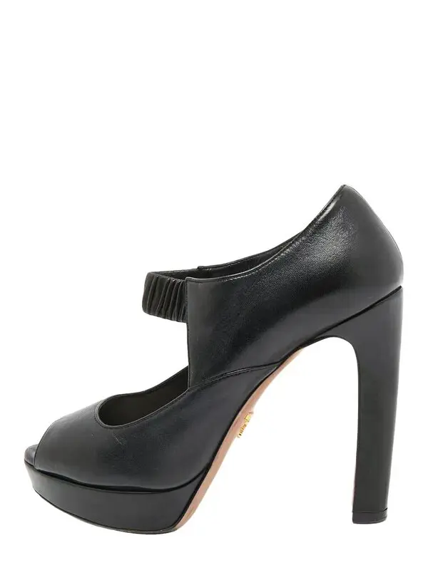 Prada 120mm Peep-toe Pumps - Black