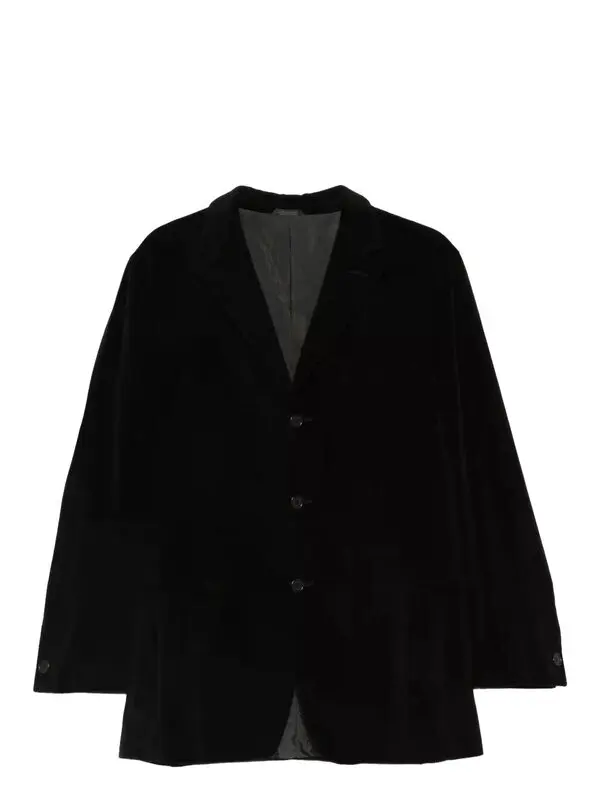 ROMEO GIGLI 1990s Buttoned Blazer - Black