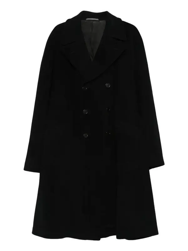 ROMEO GIGLI 1990s Double-breasted Coat - Black