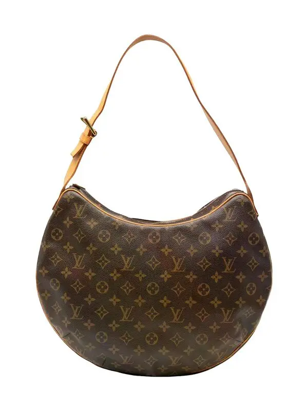 LOUIS VUITTON Monogram Croissant Gm Hobo Bag - Brown