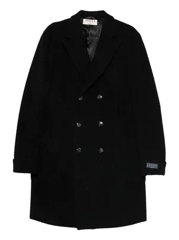 A.N.G.E.L.O. VINTAGE CULT 1990s Double-breasted Coat - Black