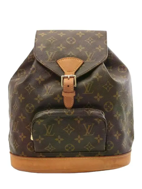 LOUIS VUITTON 1998 Montsouris Mm Backpack - Brown