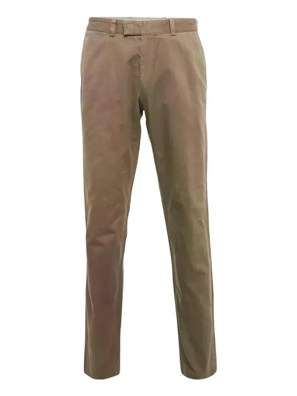 BOSS Gabardine Chino Trousers - Brown