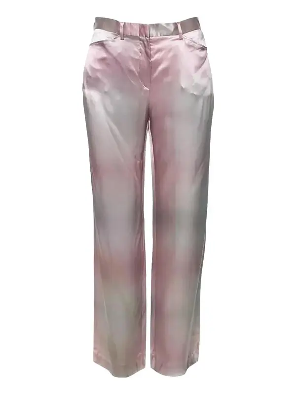 Emporio Armani Silk Trousers - Pink