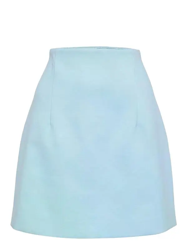 Off-White A-line Mini Skirt - Blue