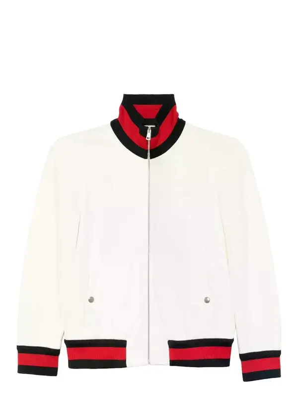 Gucci Web-stripe Bomber Jacket - Neutrals