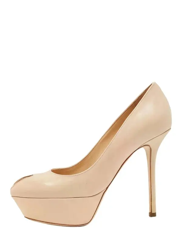 SERGIO ROSSI 120mm Platform Pumps - Neutrals