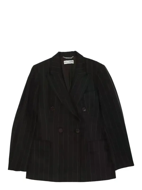 Dolce & Gabbana 2000s Double-breasted Blazer - Brown