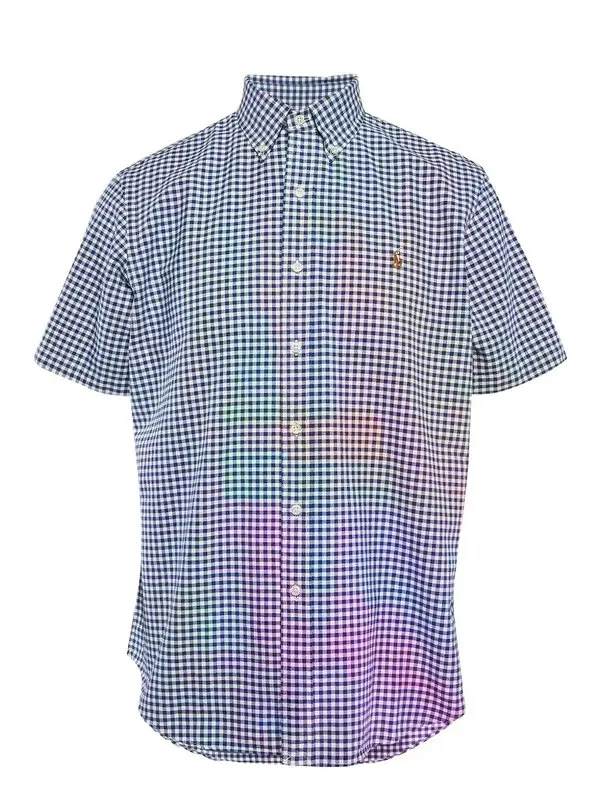 Polo Ralph Lauren Gingham-patterned Cotton Shirt - Blue