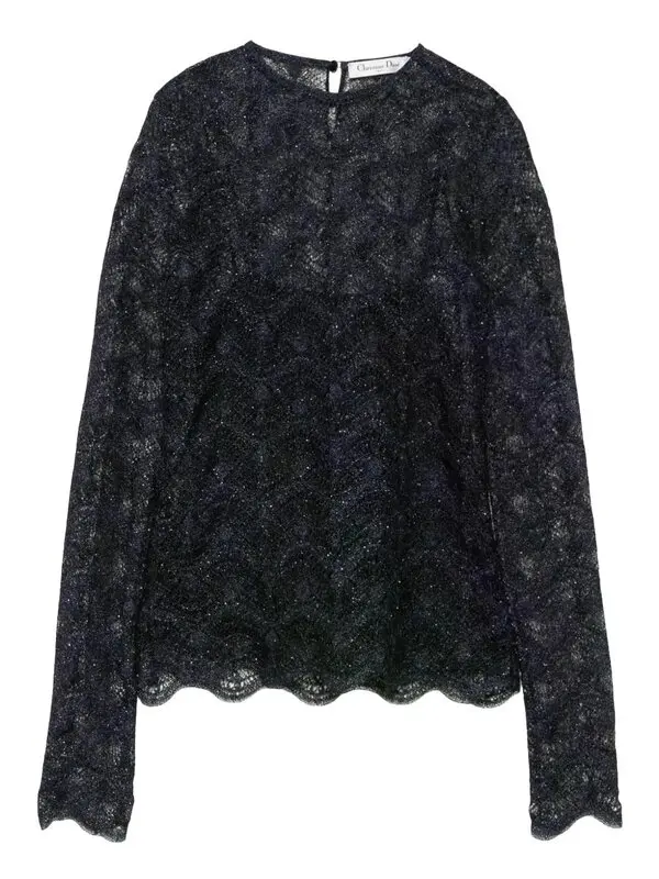 Dior 2016 Lace Blouse - Blue
