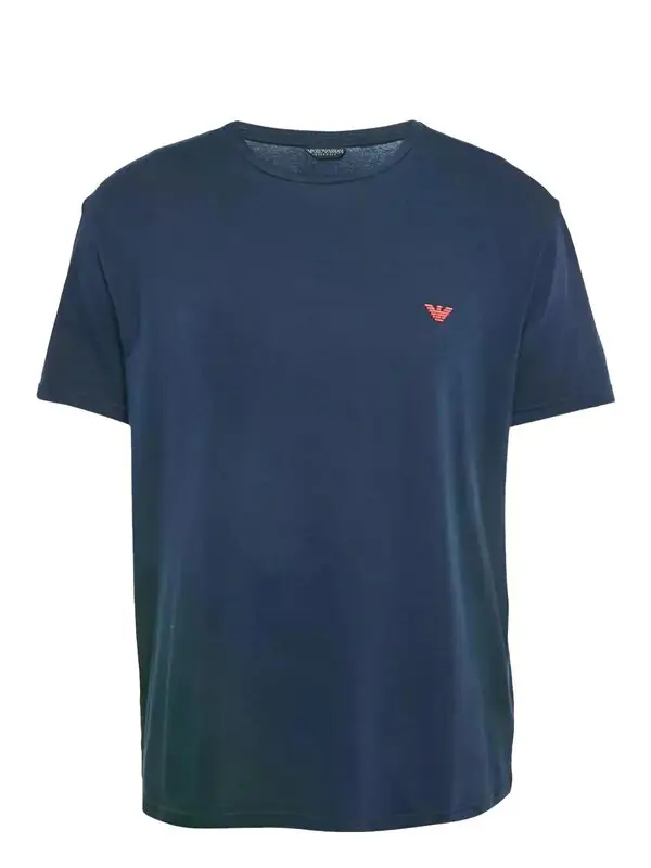Emporio Armani Logo-print T-shirt - Blue
